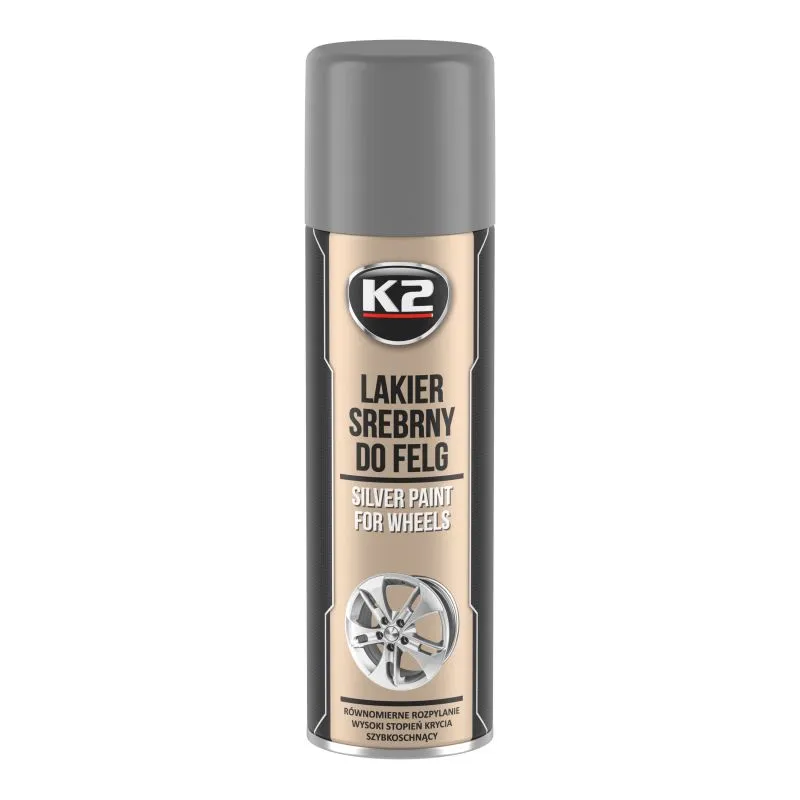 K2 Felgenlack Silver Paint for Wheels 500ml - Autopflege Shop carshine ...
