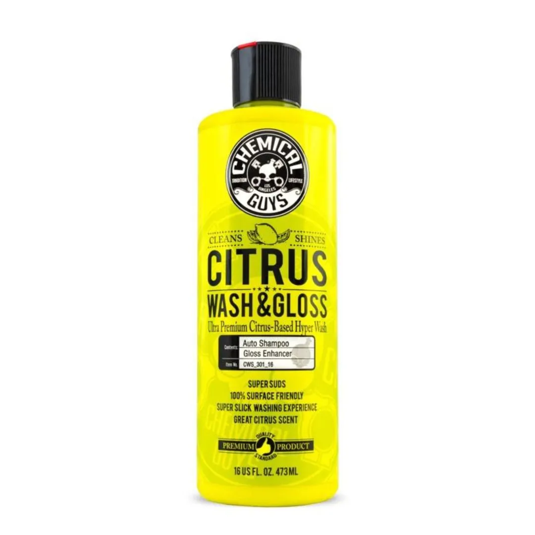 Chemical Guys Shampoo Citrus Wash & Gloss 473ml - Autopflege Shop ...